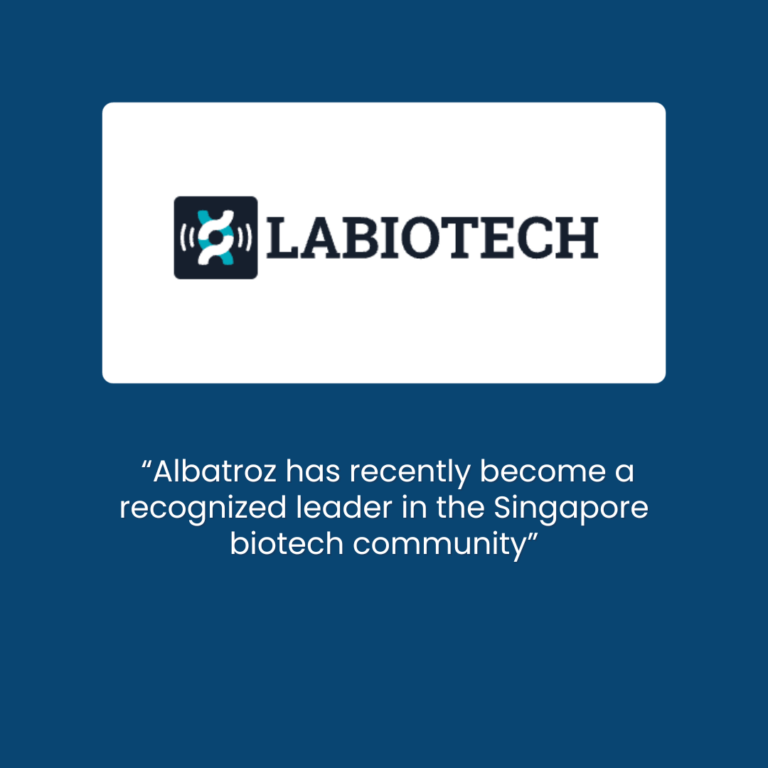 Albatroz Named One of Six Companies Leading Singapore’s Biotech Scene ...